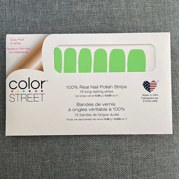 Color Street | Makeup | Nwt Colorsteet Nail Polish Strips Kilowatt ...